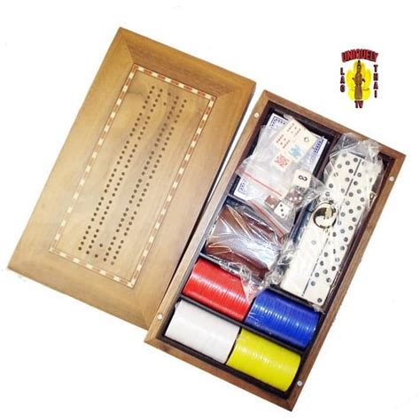 Combo Board Game Pack Cards Dice Uniquely Thai Lao Tv