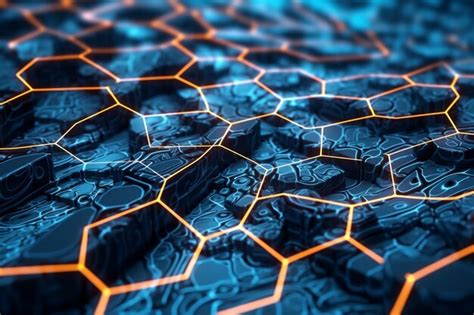 A Close Up View Of A Computer Screen D Rendering Premium AI Generated Image
