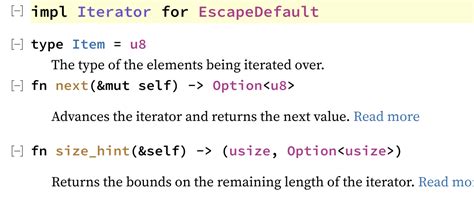 Rustdoc Short Vertical Spacing On Associated Types Issue 103782