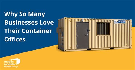 Redefine Your Workspace With Shipping Container Offices Discover Their… Mobile Modular