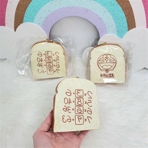 Doraemon Toast Mermaid Squish