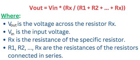 Voltage Divider Formula