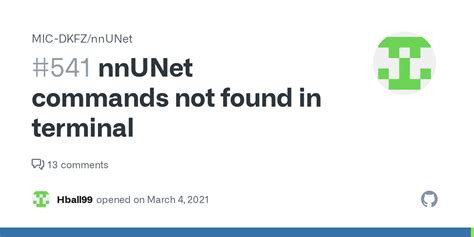 NnUNet Commands Not Found In Terminal Issue MIC DKFZ NnUNet GitHub