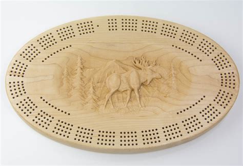 Moose Cribbage Board Elevation Creations