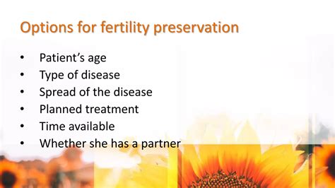 Fertility Preservation Techniques Pptx Infertility Reproductive Health