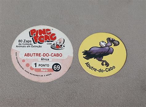 Tazo Ping Pong Animais em Extinção Casa do Colecionador