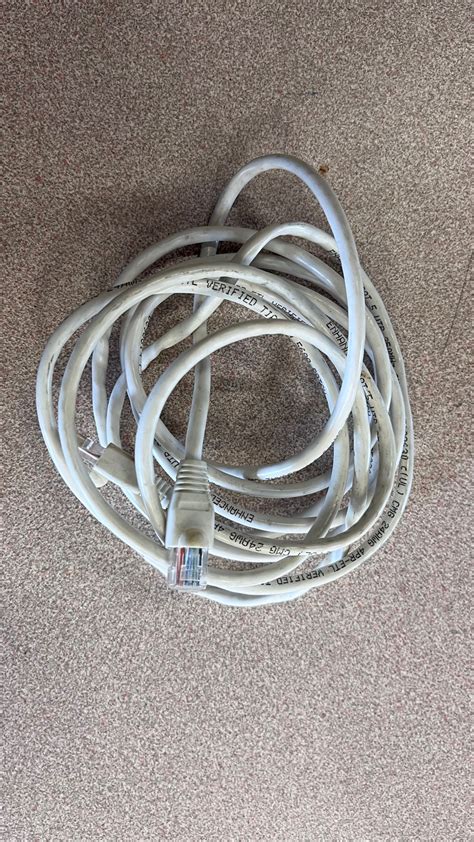 Grey Ethernet Cable Cat 5e 3m Hethersett Pantomime