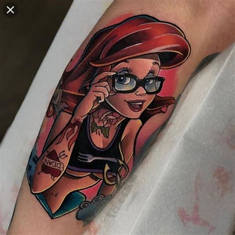 Pin Up Snow White Tattoo Design