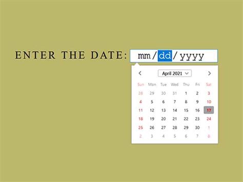 How To Display Date In Dd Mm Yyyy Format For Input In HTML By Codingflicks On Dribbble