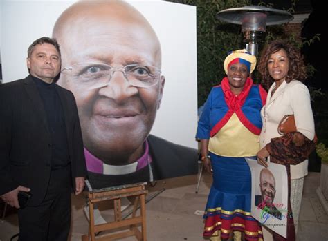 The Portrait Of Archbishop Desmond Tutu Unveiled Rossin Fine Art