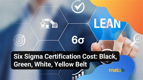 Six Sigma Certification Cost Black Green White Yellow Belt