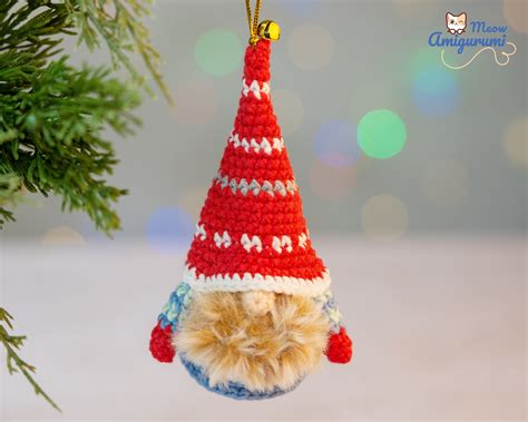 Christmas Mini Gnome Crochet Pattern Pdf Set 3 Gnome Pattern Etsy