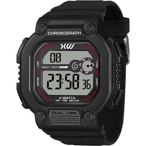 relógio x watch xgppd182 bxpx