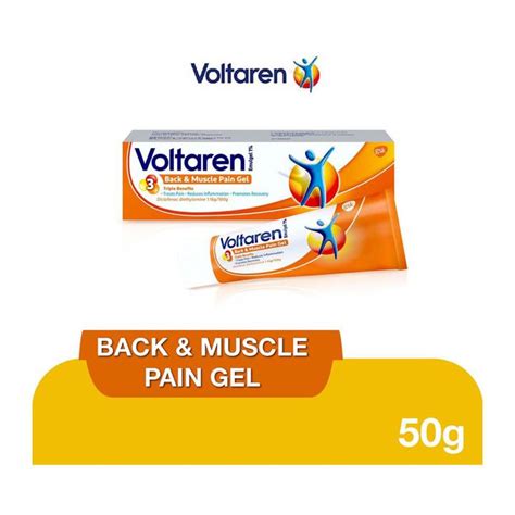 Voltaren Muscle Back And Joint Pain Relief Gel Emulgel 50g Lazada