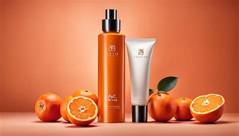 Solid Tangerine Background Premium Ai Generated Image