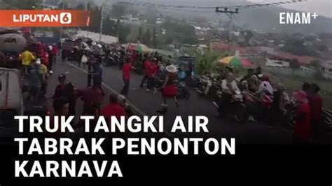 Video 2 Orang Tewas Truk Tangki Air Tabrak Kerumunan Penonton