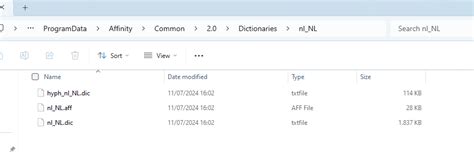 Installing A Dutch Dictionary Didn T Work Desktop Questions MacOS And Windows Affinity Forum