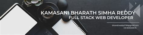 Kamasani Bharath Simha Reddy Full Stack Developer Apprenticeship
