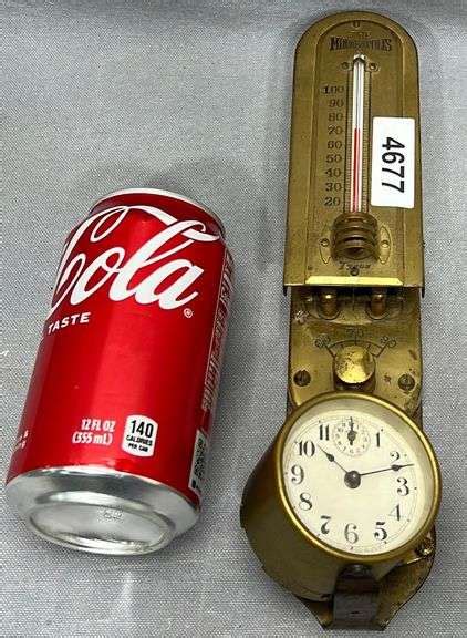Antique The Minneapolis Thermostat Clock Dixons Auction At Crumpton