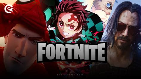 Fortnite X Demon Slayer Cyberpunk 2077 And Spider Verse Earlygame