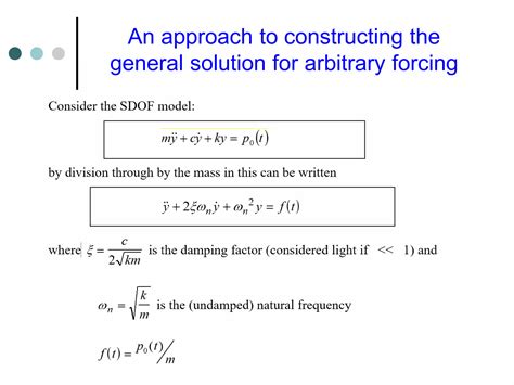 Domv No 2 Response Of Linear Sdof Systems To General Loading 2pdf