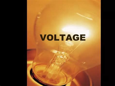 PPT VOLTAGE PowerPoint Presentation Free Download ID