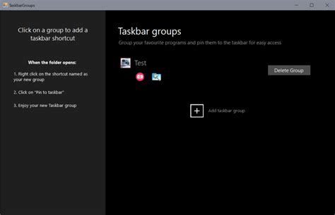 Taskbar Groups Allows You To Pin Groups Of Apps To The Taskbar On