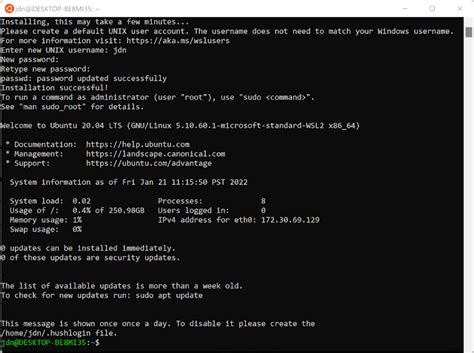 Jan David Narkiewicz Developer Wsl 20 Installing Windows Subsystem