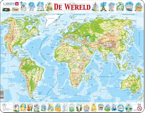 Legpuzzel De Wereld Natuurkundig Larsen 7023850221046