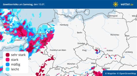 Unwettergefahr bleibt bestehen Täglich rauschen Gewitter und