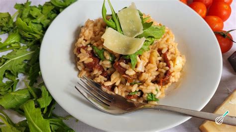 Risoto De Tomate Seco Com Rúcula Fino E Especial