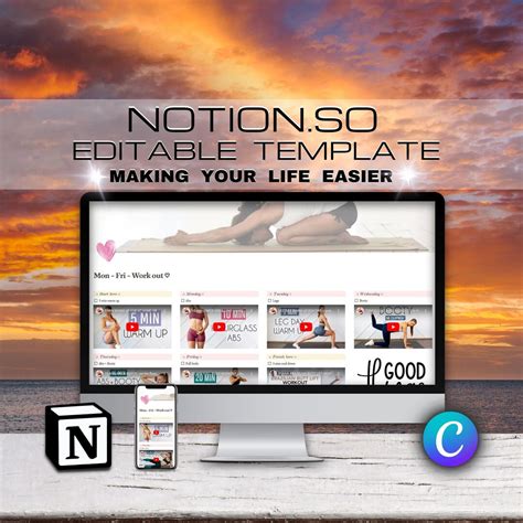 Notion Template Girl Boss Notion Organizer For Busy Professionals Fully Editable Digital Planner