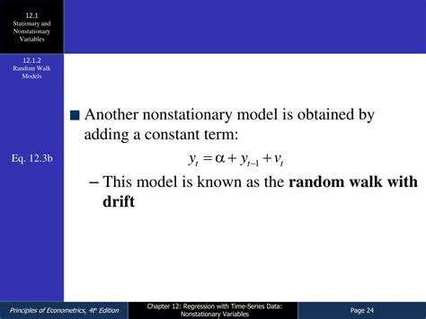 PPT Chapter Regression With Time Series Data Nonstationary Variables PowerPoint