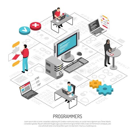 Programmers Composition Stock Illustrations 81 Programmers
