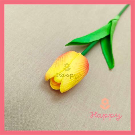 Jual Artificial Tulip Latex Bunga Palsu Plastik Dekorasi Hiasan Rumah