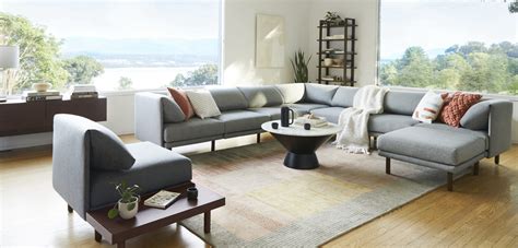 Upgrade Your Living Room With Stylish Burrow Sofas Rugs Bar Carts