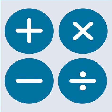 Ícone De Símbolos Matemáticos Vetor Premium
