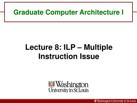 Ppt Graduate Computer Architecture I Powerpoint Presentation Free