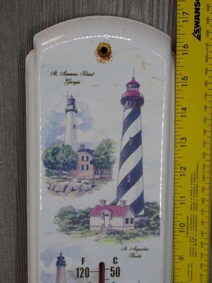 Light House Thermometer Dunker Auction