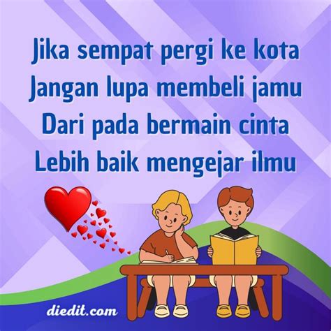 Contoh Pantun Muda Beserta Maknanya 101 Contoh Pantun