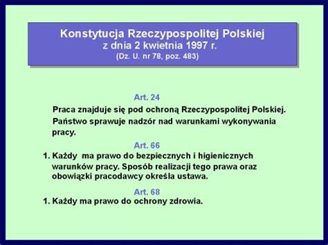 2 3 System Ochrony Pracy W Polsce A