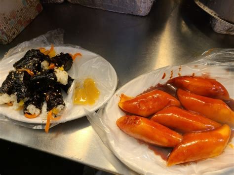 광장시장 먹거리 추천 떡볶이 마약김밥 빈대떡 줄서서 먹은 호떡까지 네이버 블로그