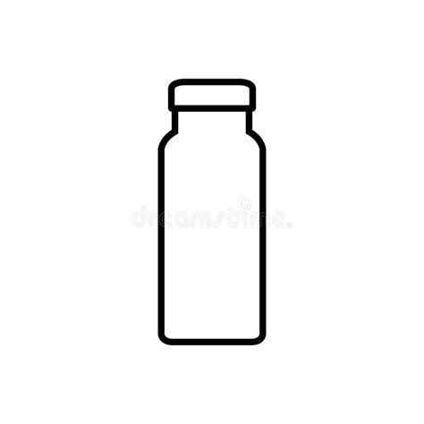 Flask Vector Icon Thermos Illustration Sign Bottle Symbol Or Logo