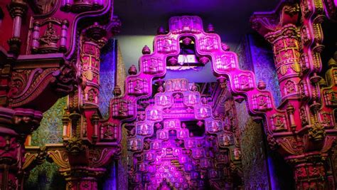 Ramoji Film City Hyderabad Mahabharath Tele Serial Set Editorial Stock