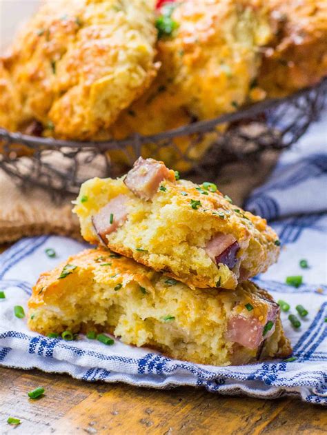 Easy Ham And Cheese Scones Tatyanas Everyday Food