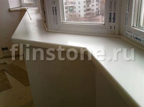 Подоконник из искусственного камня Staron 2.5 кв.м. купить в Москве с ...