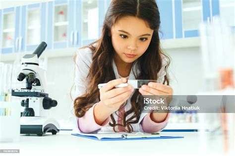 학교 실험실 샘플 관찰에서 학습 수업을 가진 어린 아이 Stem 주제에 대한 스톡 사진 및 기타 이미지 Stem 주제 건강