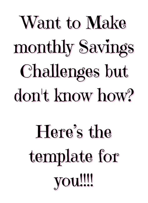 A6 Monthly Savings Template Canva Template Make Your Own Savings Challenges Budget Shop Etsy