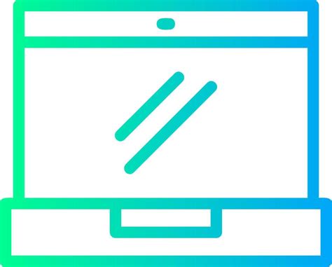 Laptop Linear Gradient Icon 40869711 Vector Art at Vecteezy