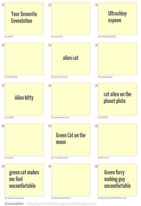 Your Favourite Eeveelution Drawception